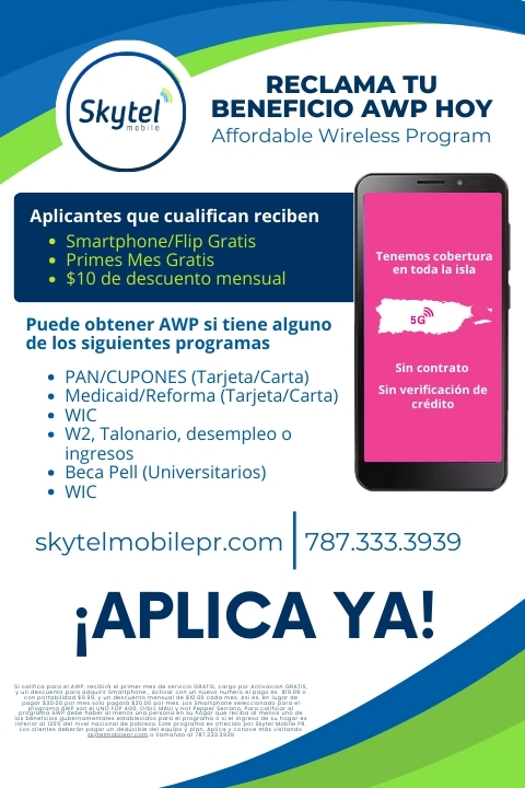 Ofertas - Teléfonos gratis en Skytel Mobile